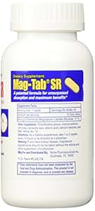 Amazon.com: Mag-Tab SR magnesium supplement 84 mg (7 Meq) caplets - 100 ...