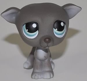 Amazon.com: Greyhound #319 (Gray) - Littlest Pet Shop (Retired ...