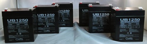 UB1250 12V 5AH SLA BATTERY 6 PACK - PACK OF 6 BATTERIES For Sale ...