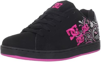 Dc - Womens Pixie Paisley Cupsole Shoe, UK: 7 UK, Black/Pink: Amazon.co ...