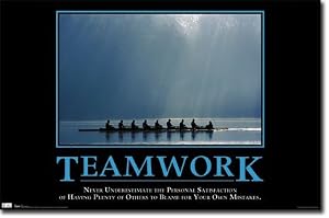 Demotivational Teamwork Posters