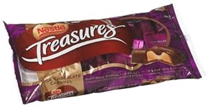 Amazon.com : Nestles Treasures Milk Chocolate Carmel Candy, 10-Ounce ...