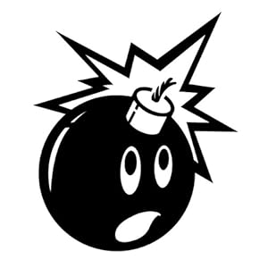 Amazon.com: Black Adam Bomb Sticker the Hundreds Vinyl Gloss 4" X 4 ...