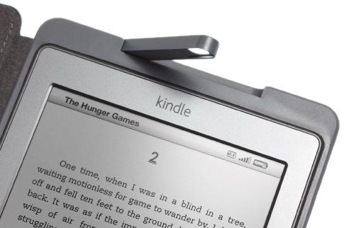 Amazon Kindle Lighted Leather Cover, Black | best kindle case