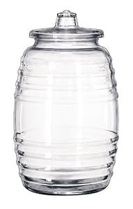 Amazon.com | Mexican 10 Liter Glass Agua Fresca Beverage Barrel Jar ...