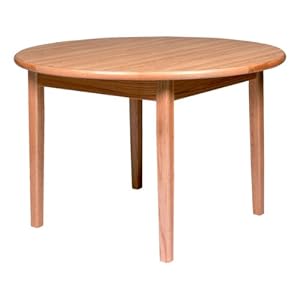 Amazon.com - Wood Edge Band Round Library Table (48" Diameter) - End Tables