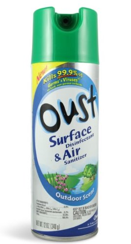 $#$Buy Now Oust Surface Disinfectant & Air Sanitizer, Outdoor Scent, 12 ...