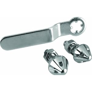 Buy Anti-Theft Chrome License Plate Fasteners Under $50 | For Sale Car