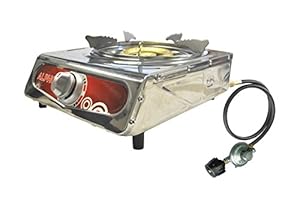 Amazon.com : Alpha Portable Propane One Burner Gas Stove : Camping ...