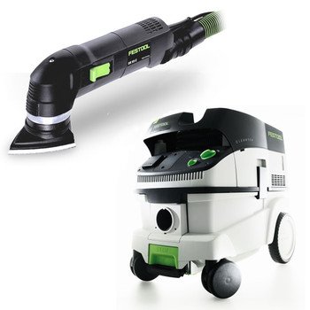 Festool P26567856 DX 93 E Gear-Driven Deltex Detail Sander + CT 26 E 6. ...
