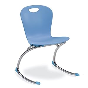 Amazon.com - Zuma 18" Metal Classroom Rocker Chair Seat Color: Pink ...