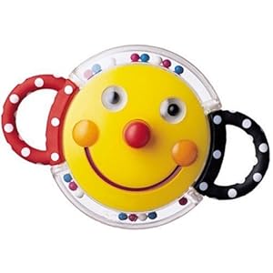 Amazon.com : Sassy Smiley Face Rattle : Baby Rattles : Baby