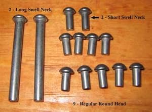 Amazon.com : AK47 Builders Rivet Set. Swell Neck for Fixed Stock ...