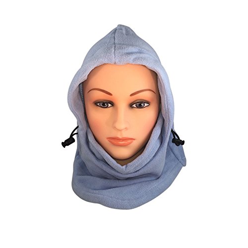 Novasport Women's Balaclava Hooded Face Mask Fleece (Baby Blue) Apparel ...