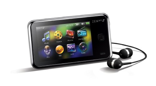 Creative Zen X-Fi2 Touch MP3-Player 8 GB schwarz | Elektrodiscount
