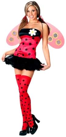 Amazon.com: Fun World Women's Lovely Ladybug Costume: Adult Sized ...