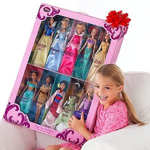 Disney Store Disney Princess 12″ Doll Collection Holiday Gift Set ...