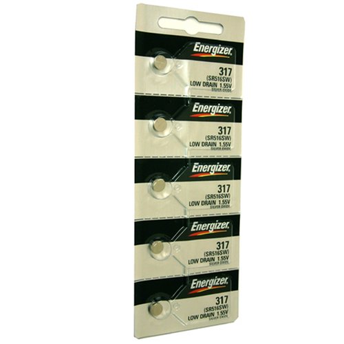 Energizer: Energizer 317 Button Cell Silver Oxide SR516SW Watch Battery ...