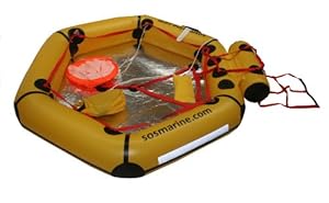 Amazon.com : LIFE RAFT - 2 MAN COASTAL : Open Water Inflatable Rafts ...