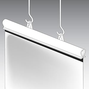 Amazon.com : Slim-Line Sign Hanging Hardware Set - 22" : Business And ...