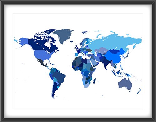 Buy World s for Wall, World Print 8x10, of the World s 24x36, Handmade ...