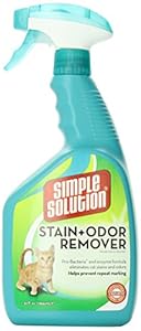 Simple Solution Cat Stain & Odor Remover, 32 Ounce Spray Bottle