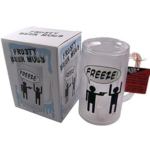 Freeze Plastic Freezer Beer Mug - Keep Drinks Cold: Amazon.co.uk ...