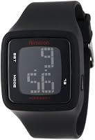 Armitron Men's 40/8270GBLK Sport Large Gold Accented Black Resin Strap ...