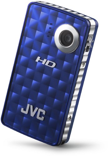 JVC PICSIO GC-FM1A HD Camcorder (Brilliant Blue) | Digital Camcorders