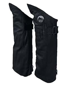 Amazon.com: Motorcycle Biker Leather Half Chaps X-Large: Automotive