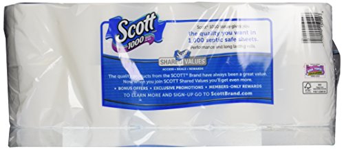 Купить Scott Bath Tissue, 1000 Sheet Rolls (20 Rolls) в интернет ...