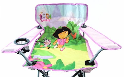 Kids Folding Beach Lounge Chair: Dora The Explorer Folding Beach Lawn ...