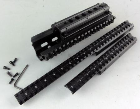 Saiga 12 Ga Quad Rail System fits all Saiga 12 Ga. Shotgun Handguard ...