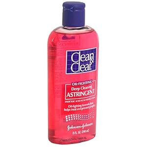 Amazon.com : Clean & Clear Deep Cleaning Astringent, Oil Fighting, 8 ...