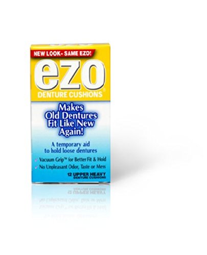 Ezo Denture Cushions Upper Heavy 12 Each (Pack of 6) Health Beauty ...