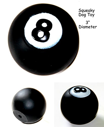 Super Fun & Unique Squeaky Dog Toy 8 Ball Shape Billiard Pool Table 3 ...