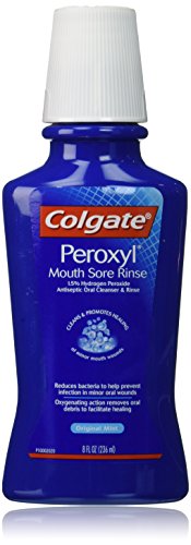 Colgate Peroxyl, Mouth Sore Rinse (Hydrogen Peroxide), 8 fl oz Home ...