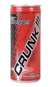 Amazon.com: CRUNK Energy Drink with Real Pomegranate Juice, 8.3 Ounce ...