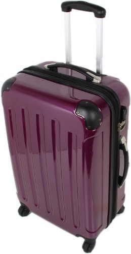 LILA Reisekoffer Koffer Trolley Trolleys Hartschale XL/78/115L plus 25% ...