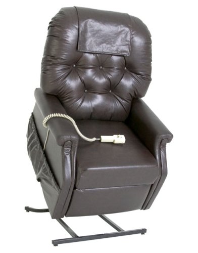 Easy Comfort Lift Chairs 2-Position Lift and Recline Chair, Vinyl Chestnut