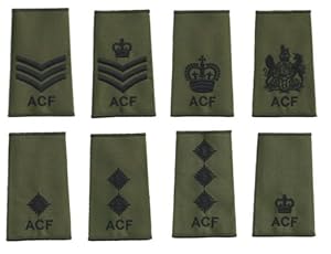 ACF RANK SLIDES / ADULTS / OLIVE/ IN TWO'S (staff/ c/sgt): Amazon.co.uk ...