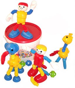 Popoids Super Set 140 Pieces including Popoid People & Animals *Tub ...