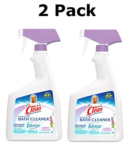 Mr. Clean Disinfecting Bath Cleaner with Febreze, Lavender Vanilla and ...
