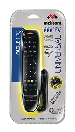 Meliconi 806064 Telecomando Facile 1 RC, Nero