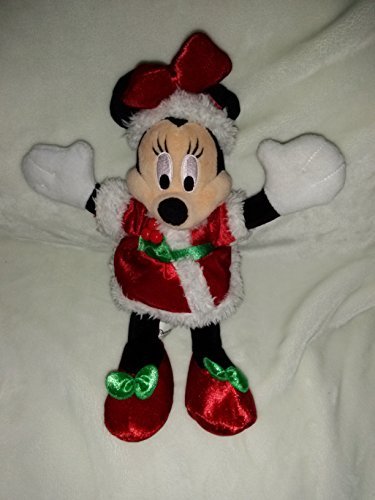 Minnie Mouse Plush in Santa Christmas Outfit by Disney Parks 11 Inches ...