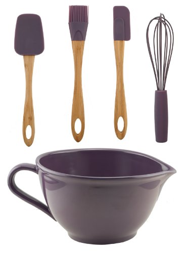 ^Offer^ C-Purple Batter Bowl w/Utensil Set | Bakeware Sets