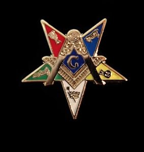 Order Eastern Star Past Patron DELUXE Freemason Masonic Lapel Pin