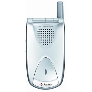 Sprint PCS SCP200SILVER Sanyo Flip Phone with voice-activated dialing ...