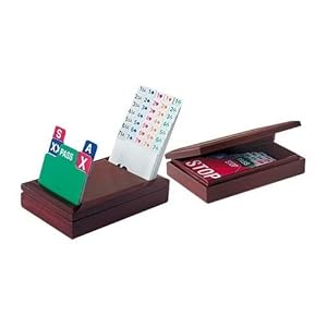 Amazon.com : Wooden Bidding Boxes - 4 pieces including bidding cards ...