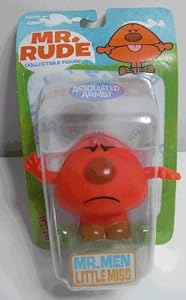 Amazon.com: MR. Men Little Miss ~ MR. Rude ~ 2" Collectible Figure w ...